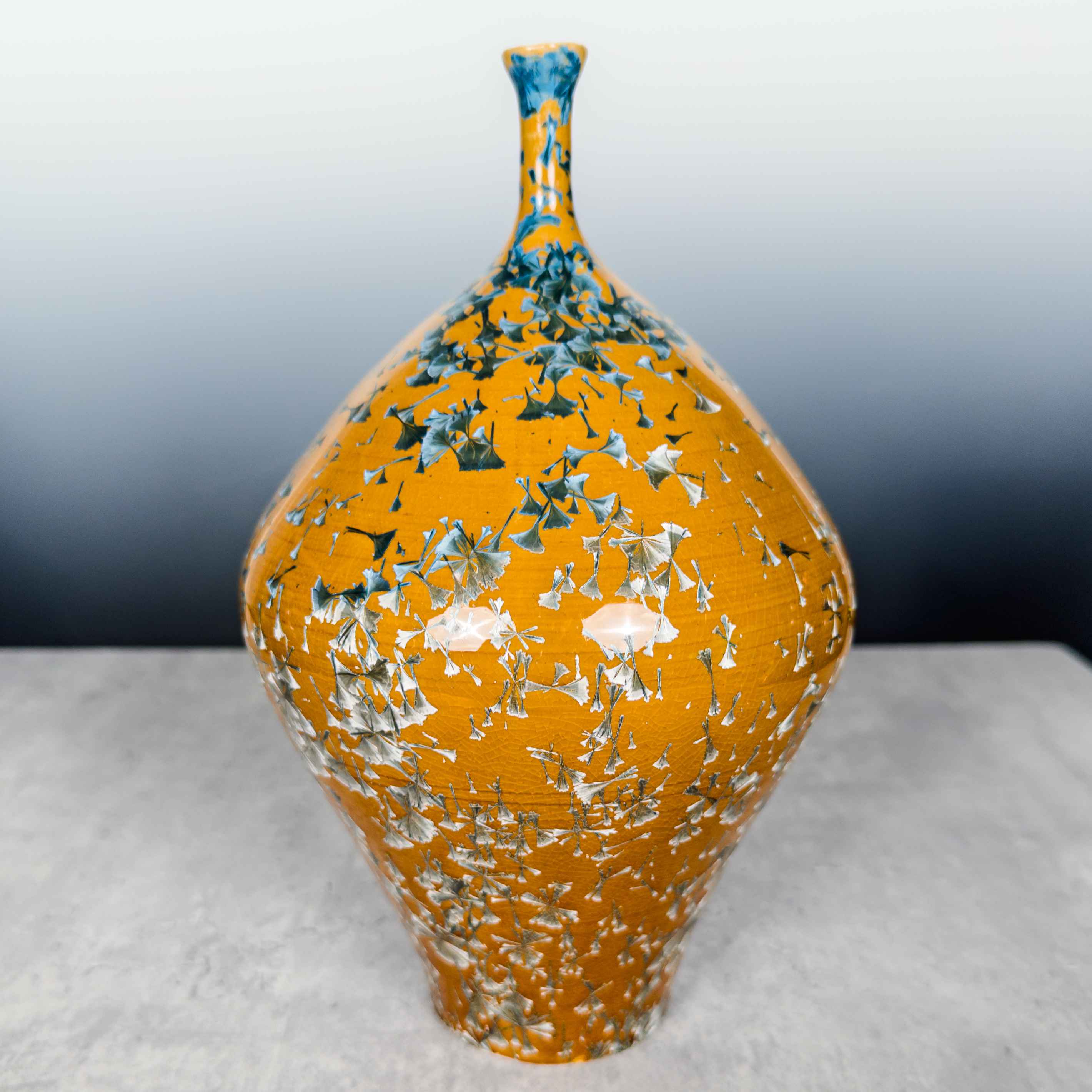 What Happens When You Acid Bath a Nickel Crystalline Glaze – Barta Ceramics